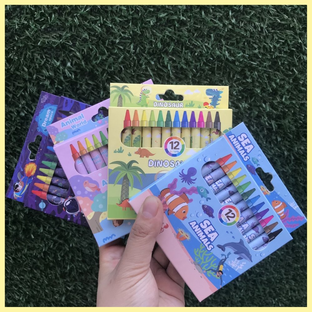 12-colors Crayon Set | Bash Party Store