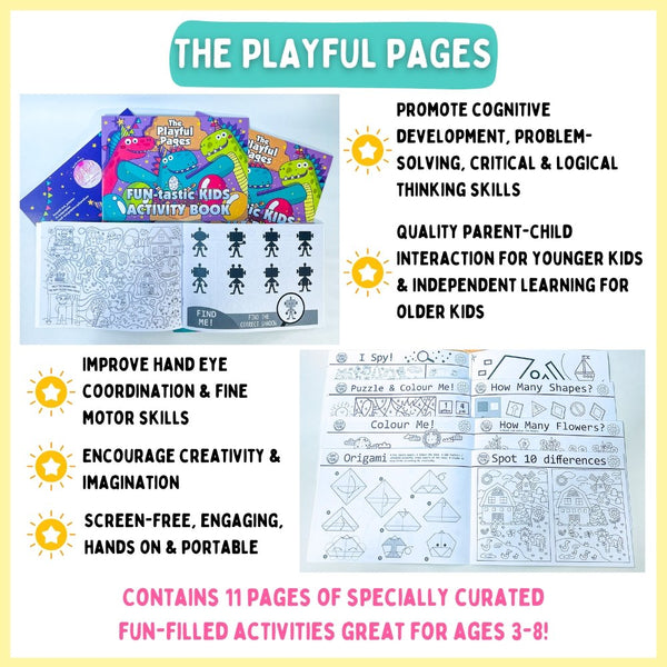 Kids Fun-Tastic Activity Book Premium Goodie Bag - Bash Party Store