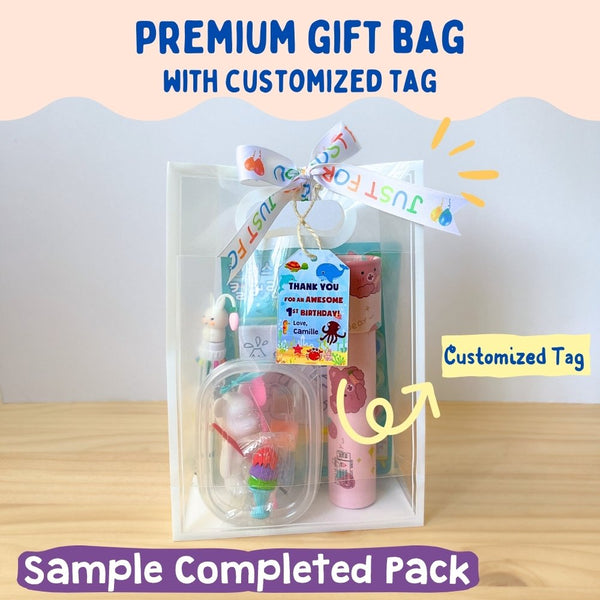 Premium Gift Bag Packaging (with Customised Gift Tag) - Bash Party Store
