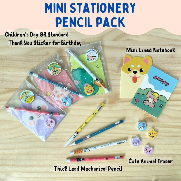 Mini Stationery Pencil Pack | Bash Party Store