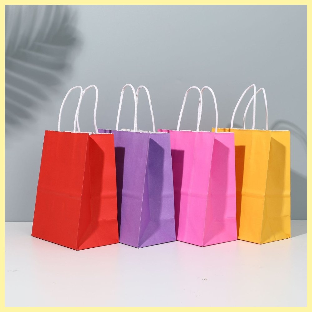 Coloured Kraft Paper Bag | Bash Party Store