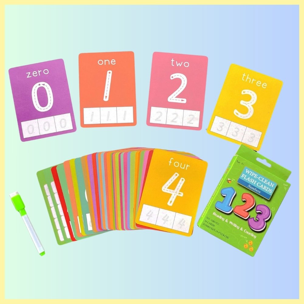 Wipe-Clean Flash Cards - Bash Party Store