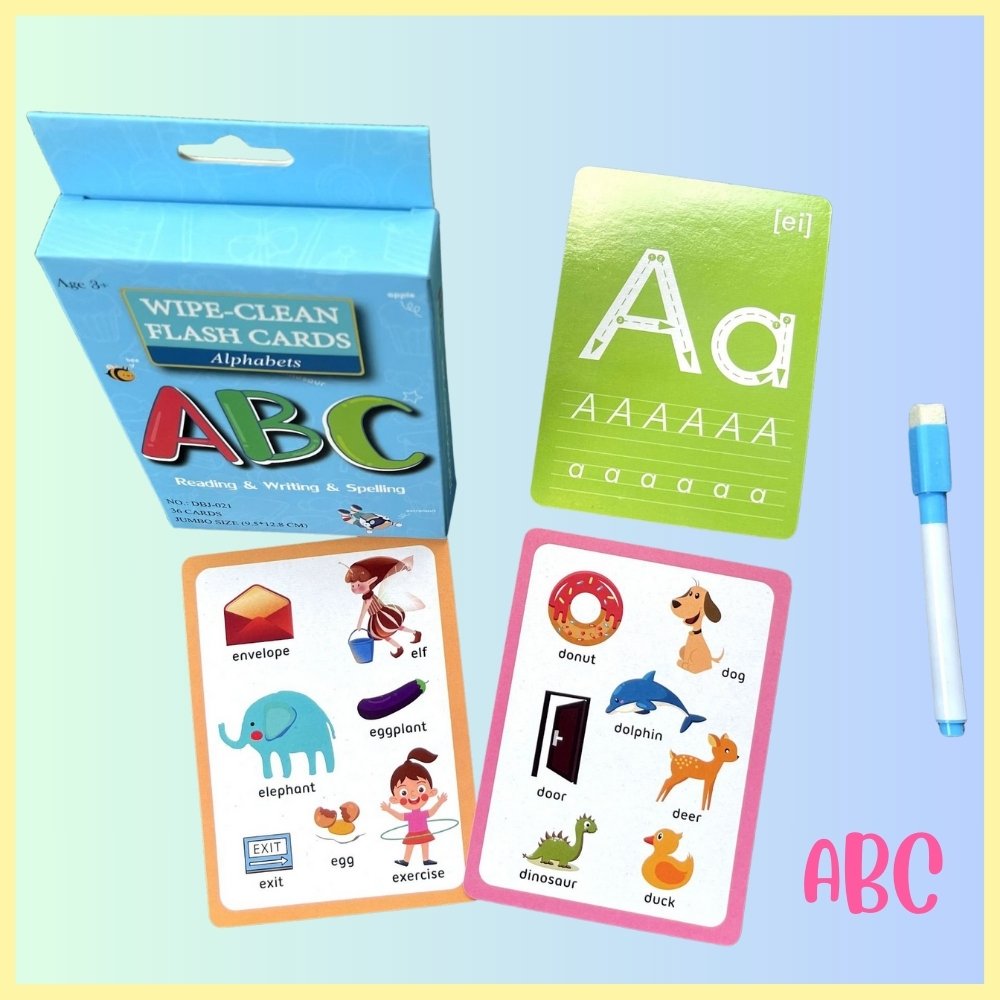 Wipe-Clean Flash Cards - Bash Party Store