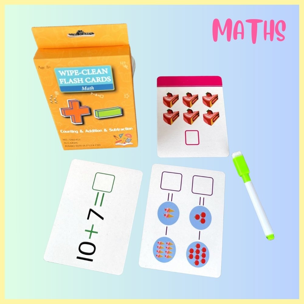 Wipe-Clean Flash Cards - Bash Party Store