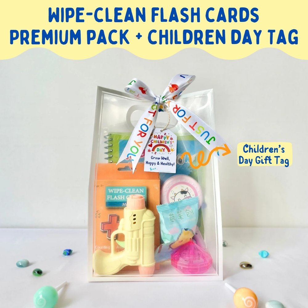 Wipe-Clean Flash Cards Premium Goodie Bag - Bash Party Store